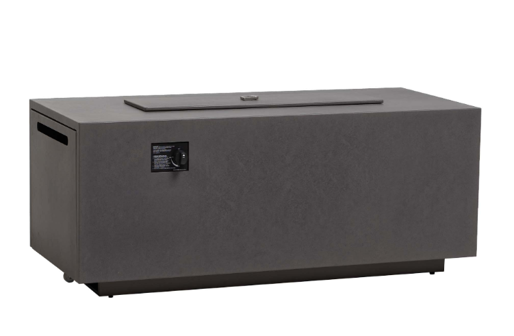 Ratana Fiamma 54" x 24" Rectangular Outdoor Fire Table w/Lid – Patio ...